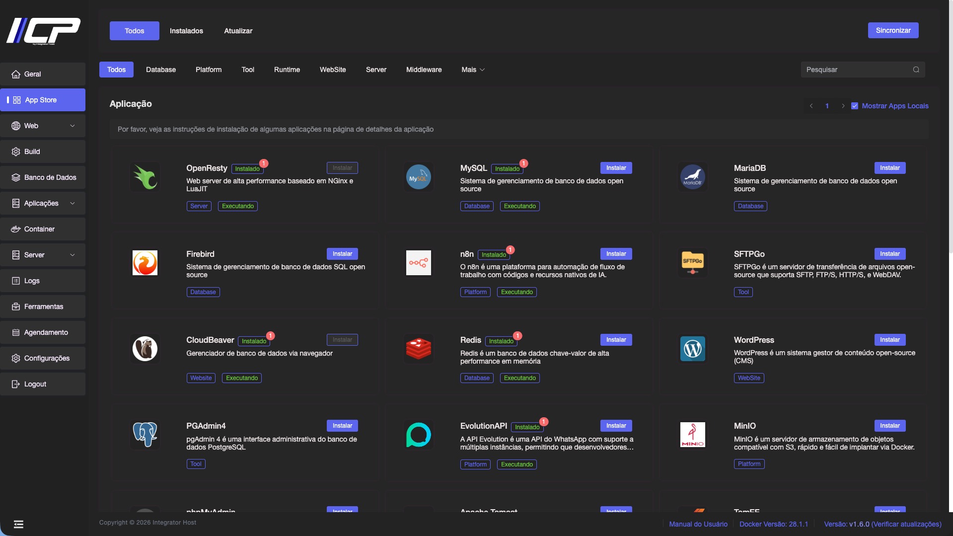 Integrator Host - Hospedagem Cloud, VPS e Dedicado no Brasil